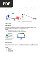 Understanding Levers in Physics | PDF | Lever | Force