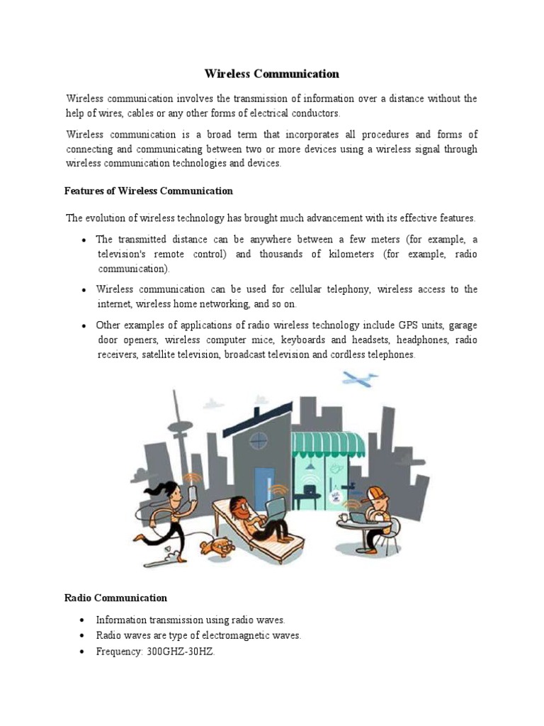 WC LECTURE#01 (Introduction) | Download Free PDF | Radio | Wireless WC LECTURE#01 (Introduction) | Download Free PDF | Radio | Wireless