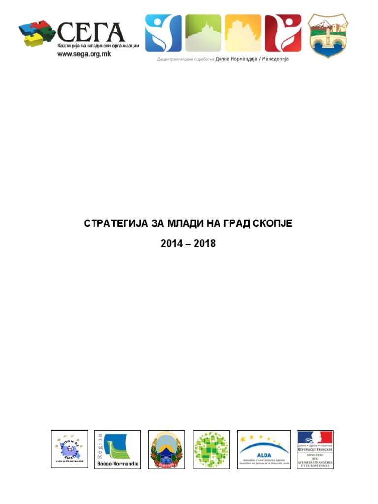 06-Strategija Za Mladi Na Grad Skopje | PDF