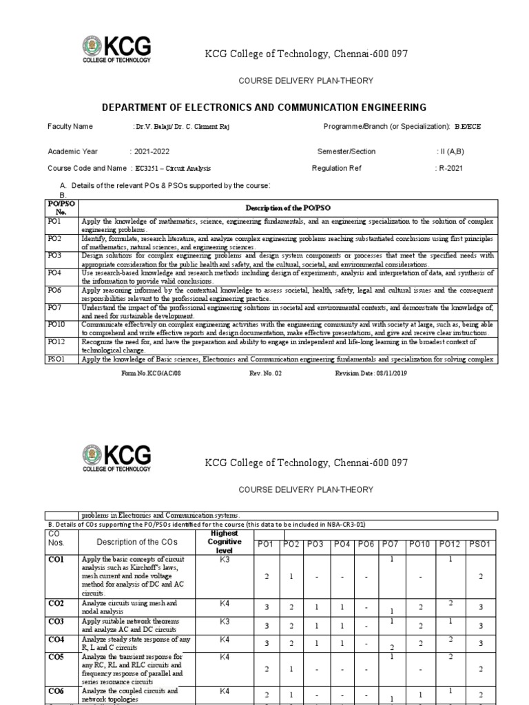 Circuit Analysis CDP | PDF | Electrical Network | Engineering