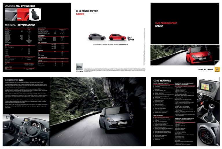 RenaultSport Clio 200 Raider October 2011 | PDF | Transportation ...
