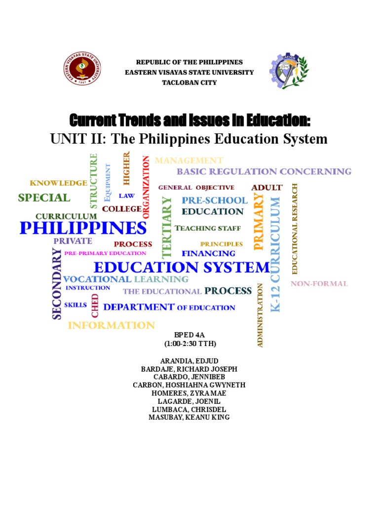 Trends in Philippine Education System | PDF | Child Care | Schools