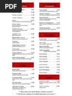 Tokyo Cafe Menu | PDF | Sushi | Salad