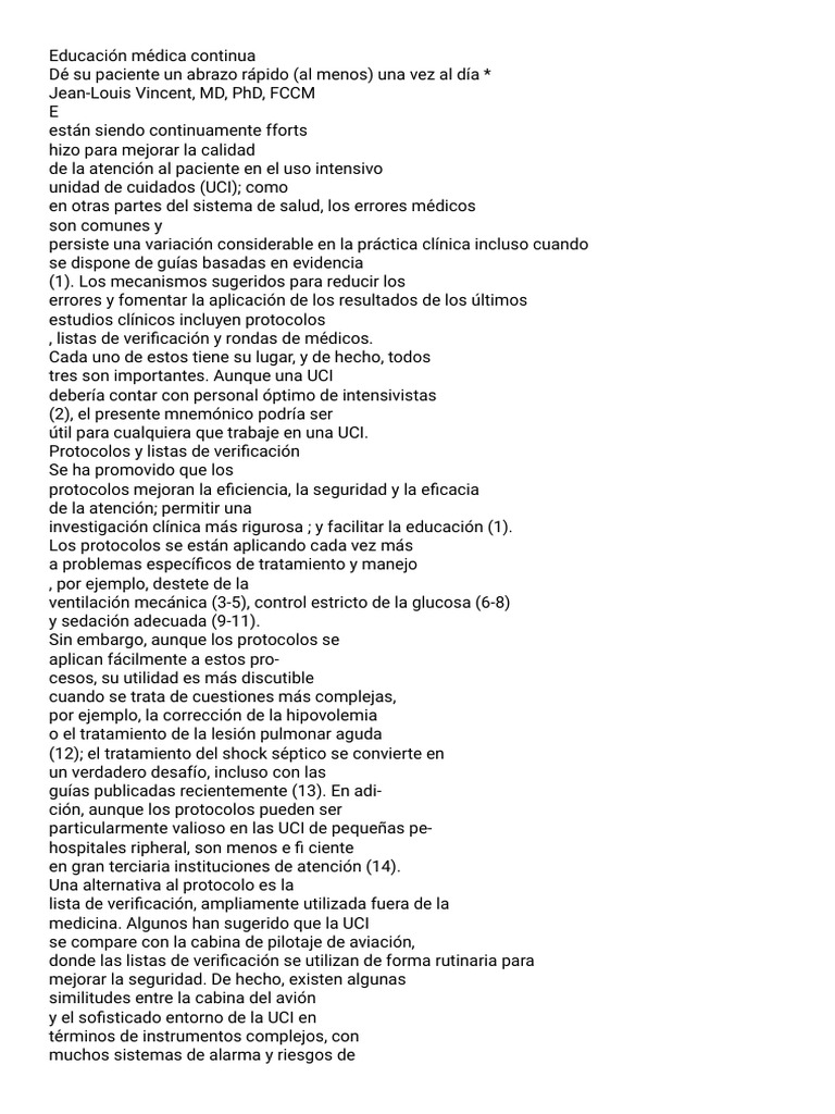 Fast - Hug - (1) - Español | PDF | Unidad de Cuidados Intensivos ...