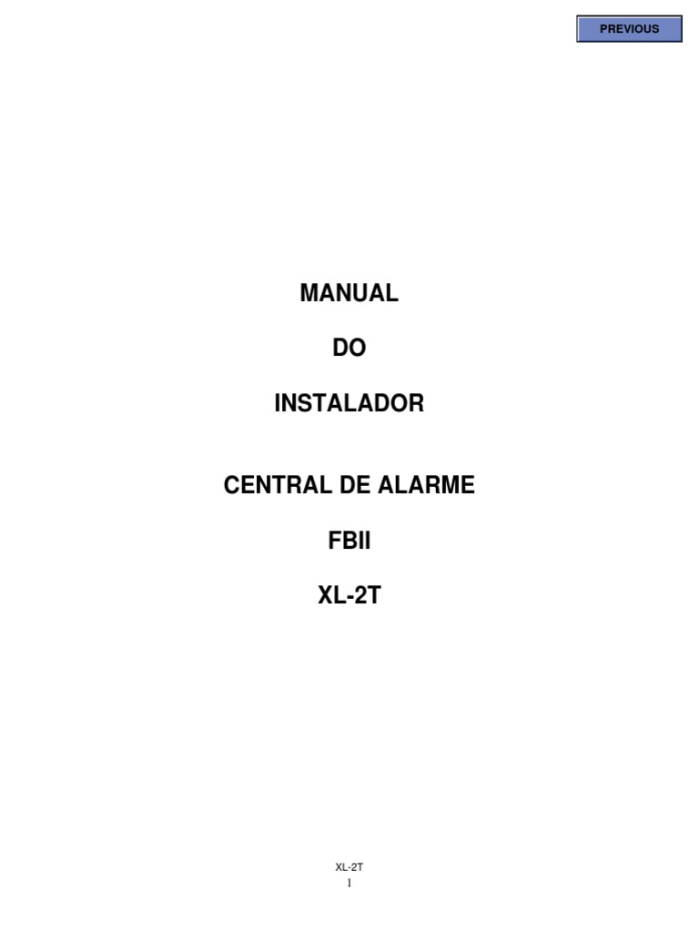 Manual de Instalação do FBII XL-2T | PDF | Teclado de computador ...