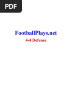 11-Man 3-4 Defense Playbook | PDF | Gridiron Football | Sport Variants