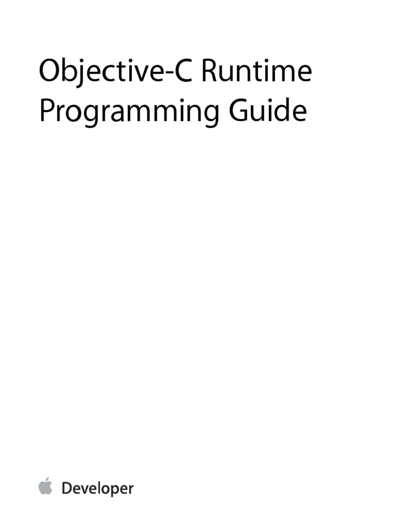Obj CRuntime Guide | PDF