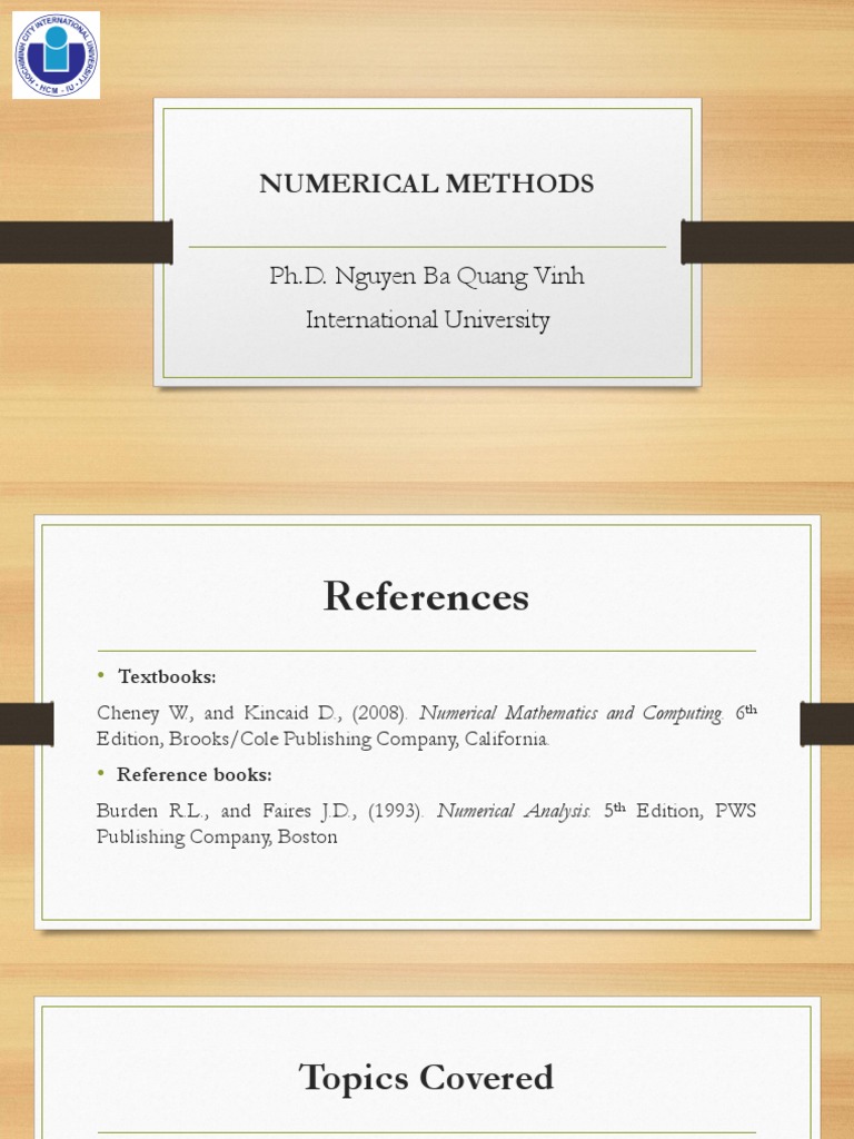 Week1 - Numerical | Descargar gratis PDF | Numerical Analysis | Rounding