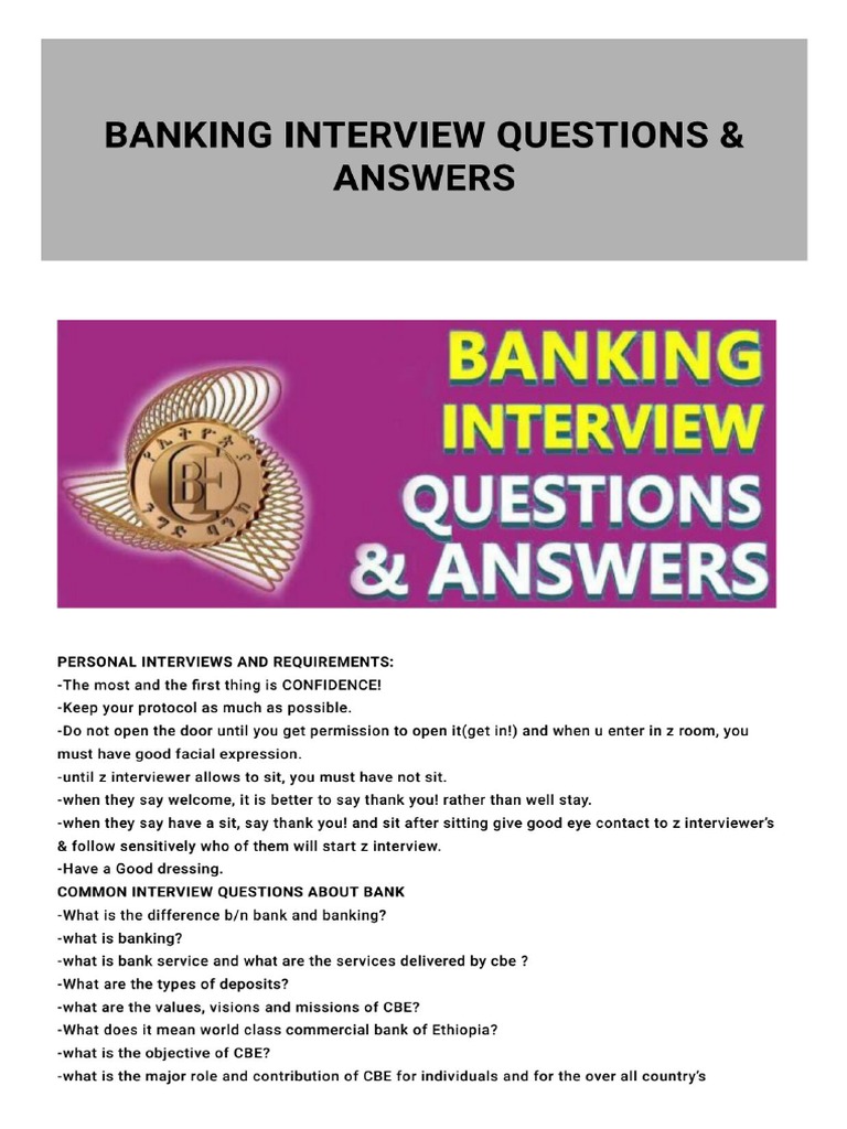 CBE Interview Questions | PDF