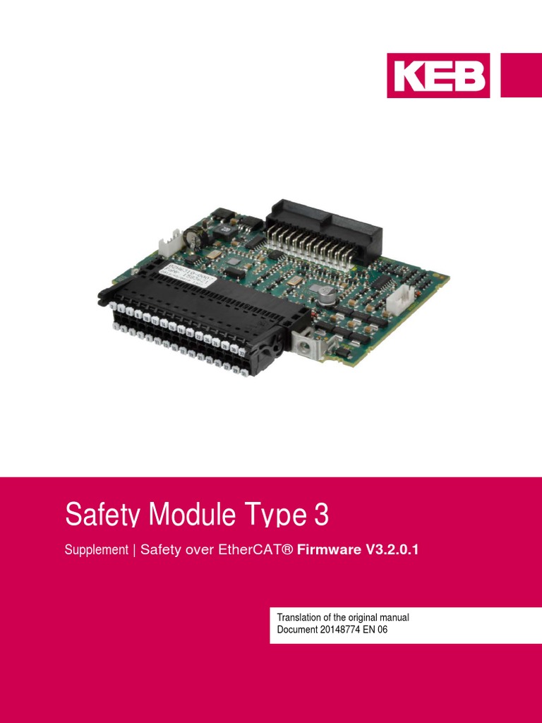 Manual DR Safety Typ3 Fsoe EtherCat 20148774 en | PDF | Electromagnetic ...