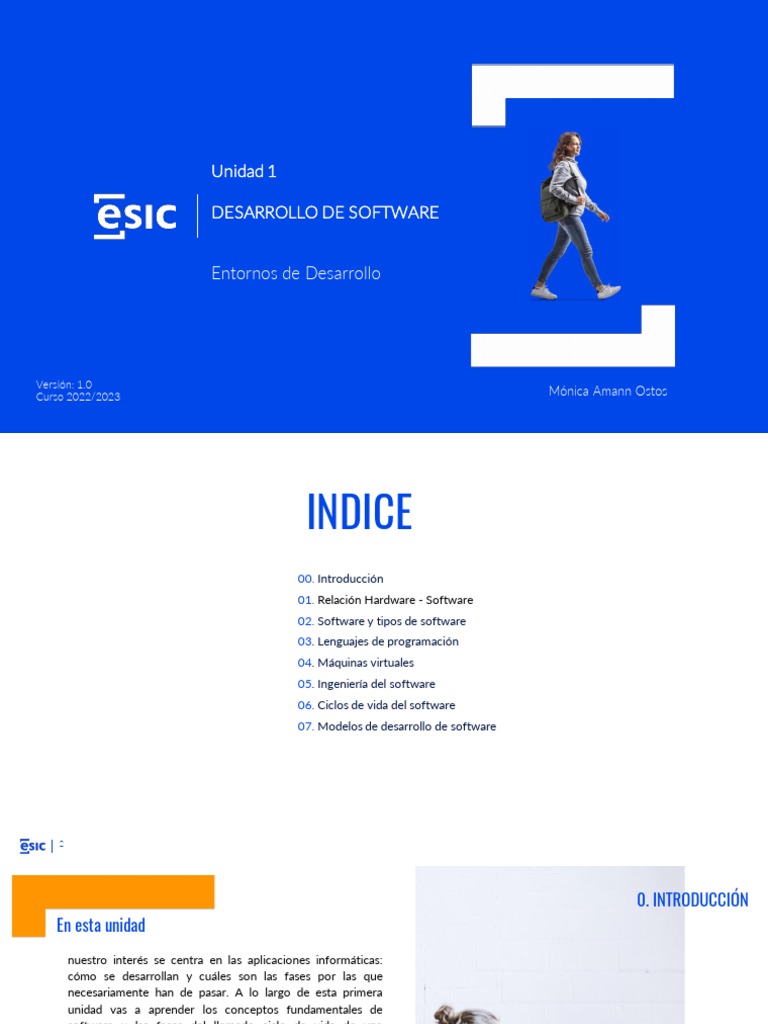 ED - Unidad 1 - Desarrollo Del Software - Temas Del 1 Al 6 | PDF ...