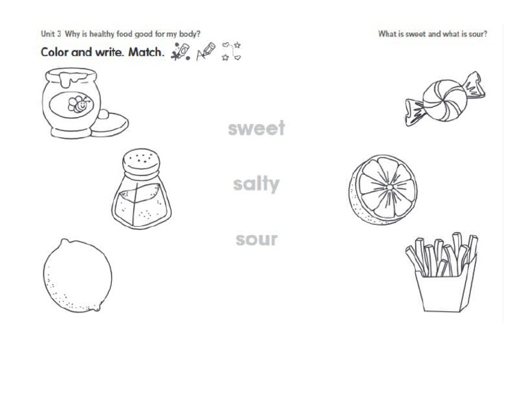 Food Worksheet | PDF