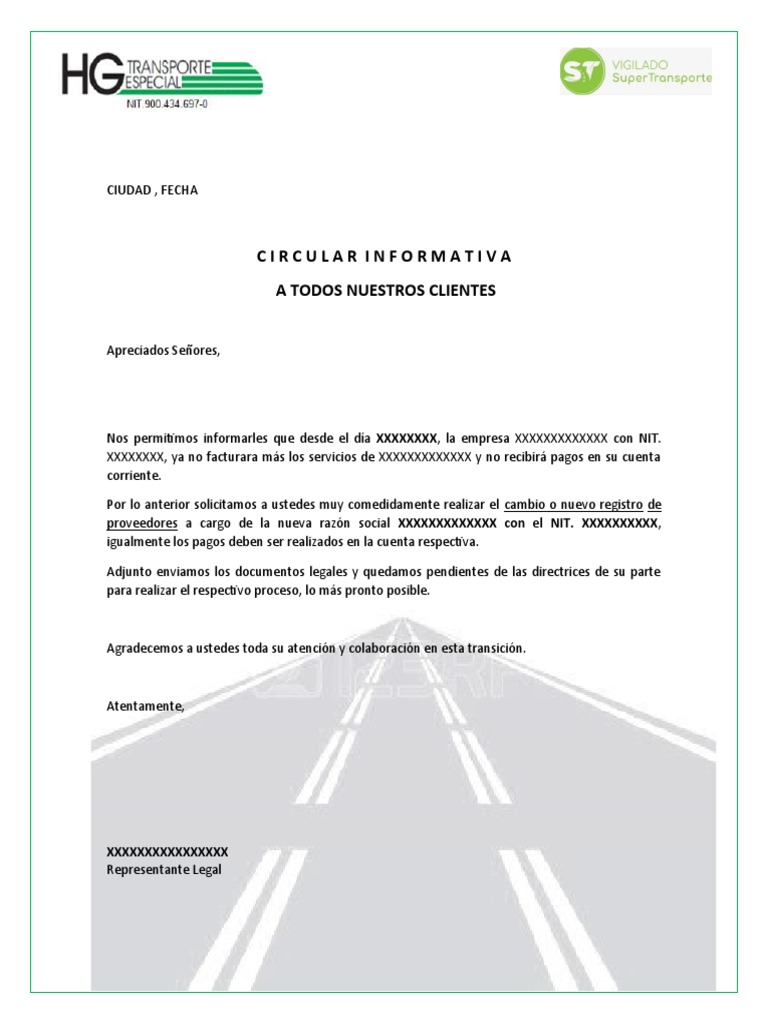 Comunicado de Cambio de Razón Social | PDF | Finanzas y dinero | Derecho