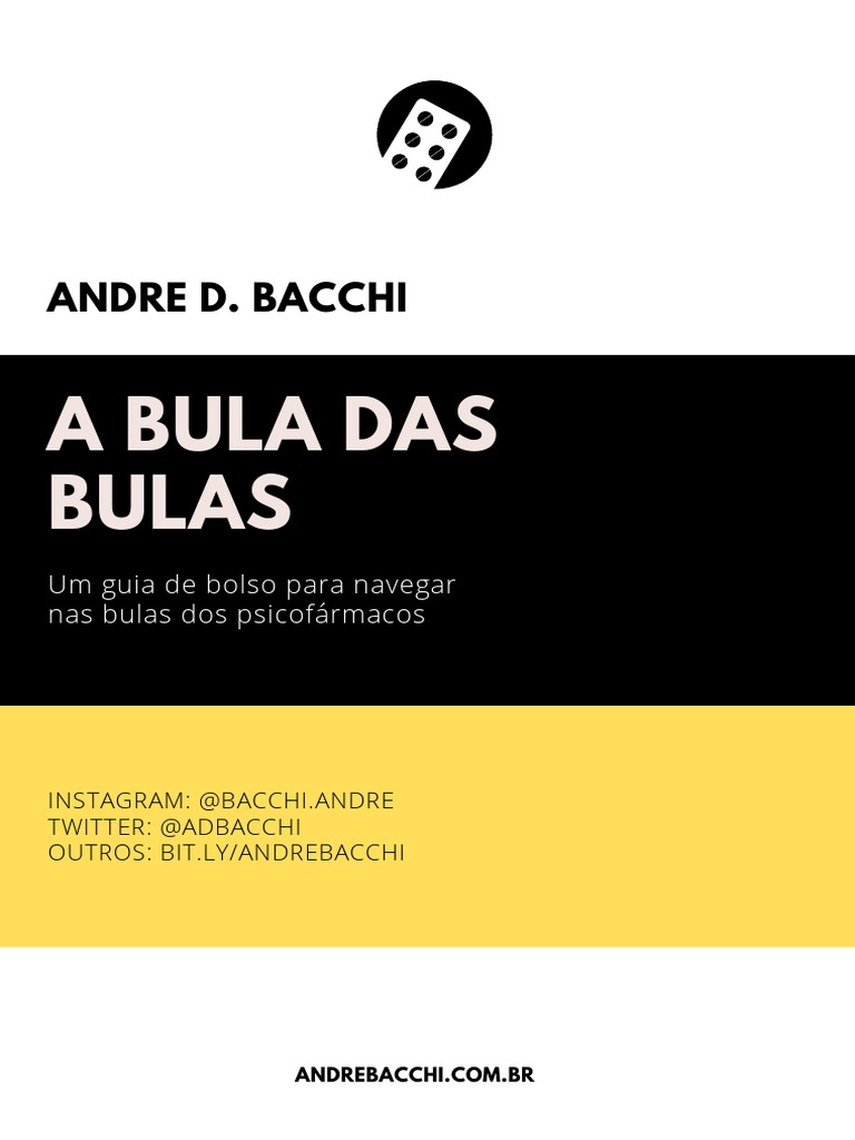 Bula Das Bulas - André Bacchi | PDF | Antidepressivo | Depressão