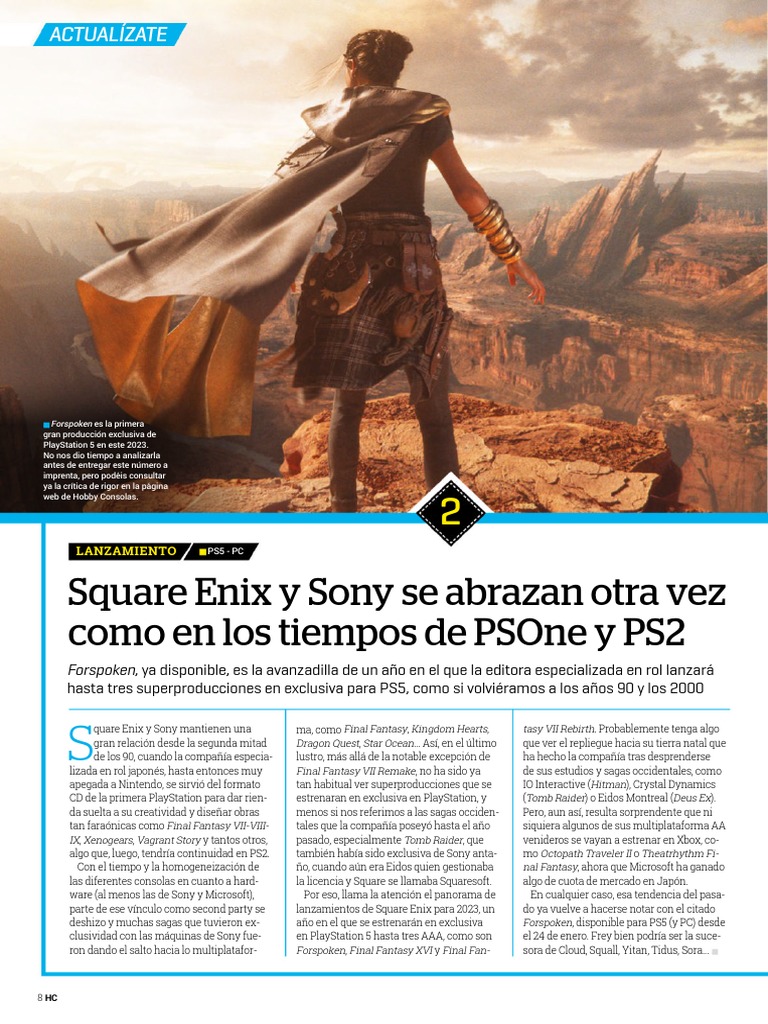 Hobby Consolas N379 2023 - 6t-8 | PDF | Fantasía Final | Franquicias de ...