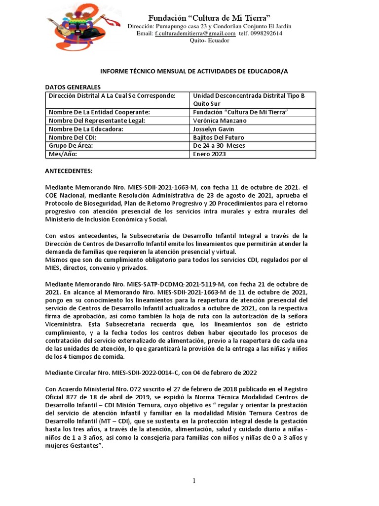 Rectificacion Joss | PDF | Aprendizaje | Ecuador