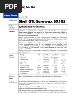 Shell GTL Saraline 185V Data Sheet | PDF | Gas To Liquids | Oil Well