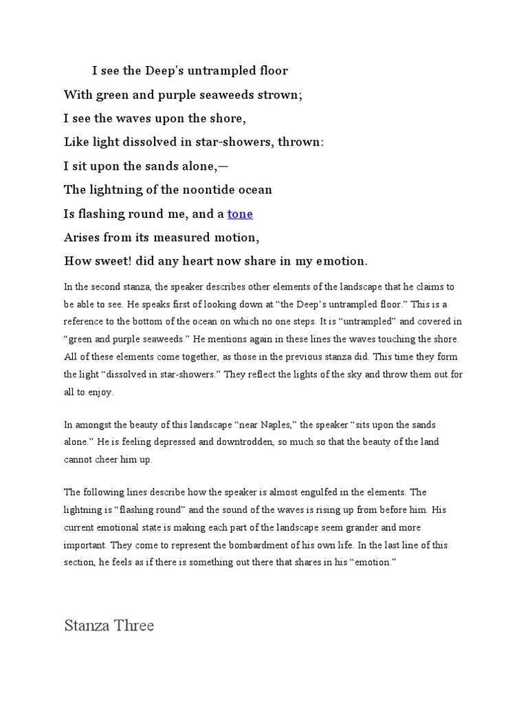 I See The Deep | PDF | Hope