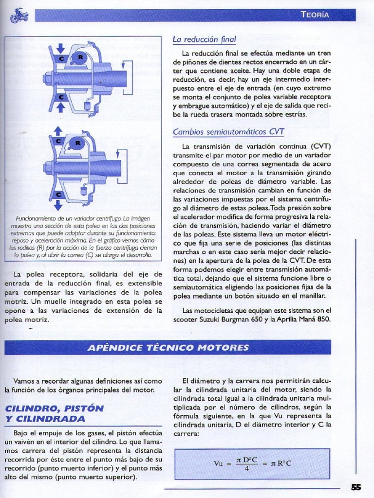 Cilindro Piston y Cilindrada Teoria | PDF