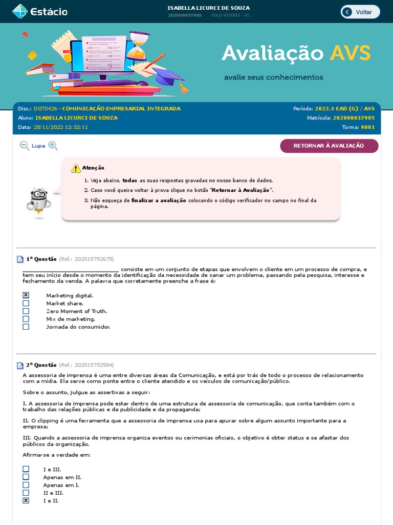 Comunicação Empresarial Integrada Av3 | Download grátis PDF ...