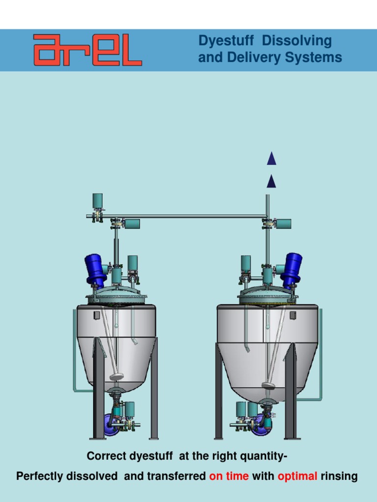 Arel Dyestuffs Dissolving Station | PDF | Water | Dye