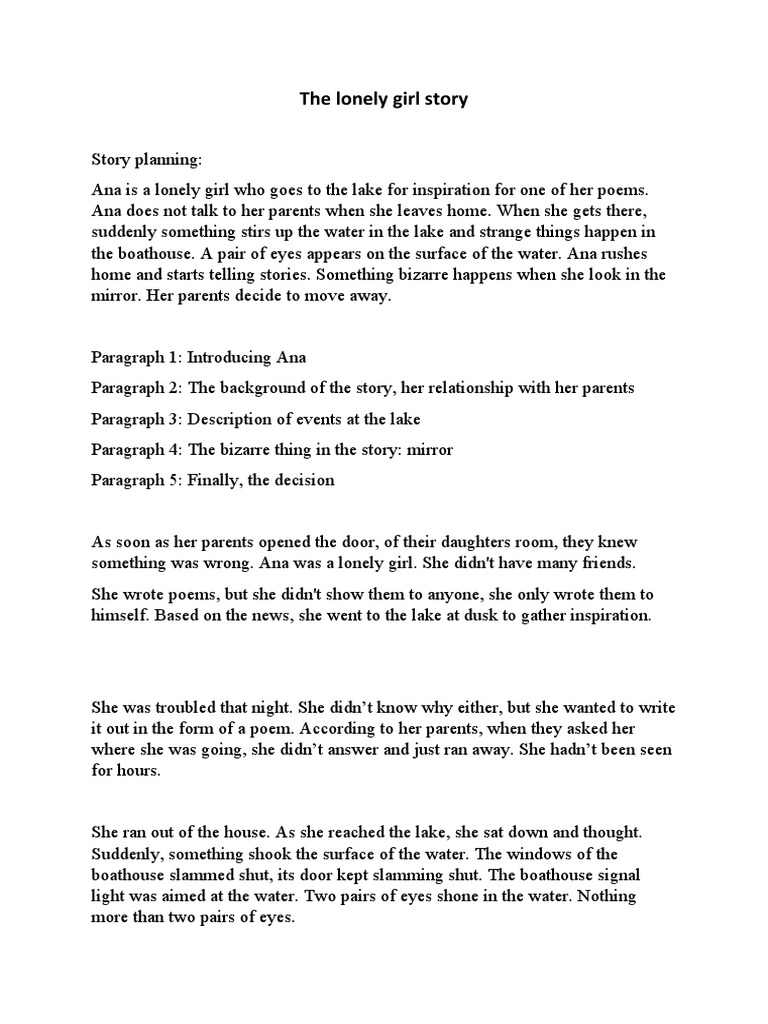 The Lonely Girl Story | PDF