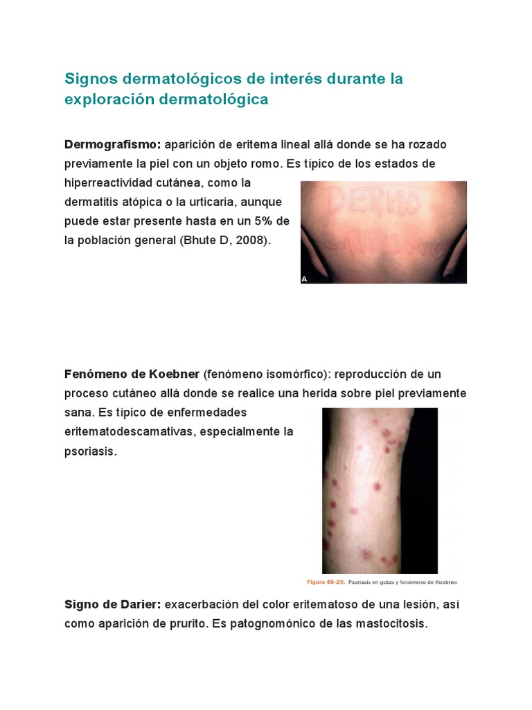 Signos Patognomónicos en Dermatología | PDF | Arte | Libros para ...