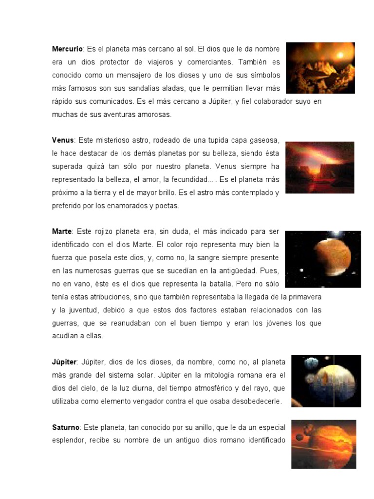 Los Planetas | PDF | Planetas | Júpiter