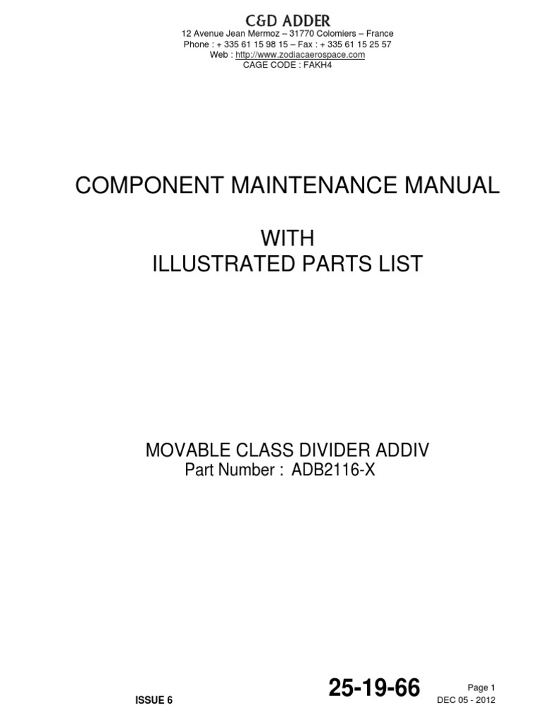 25-19-66 - R6 Movable Class Divider | PDF | Screw | Electrical Connector