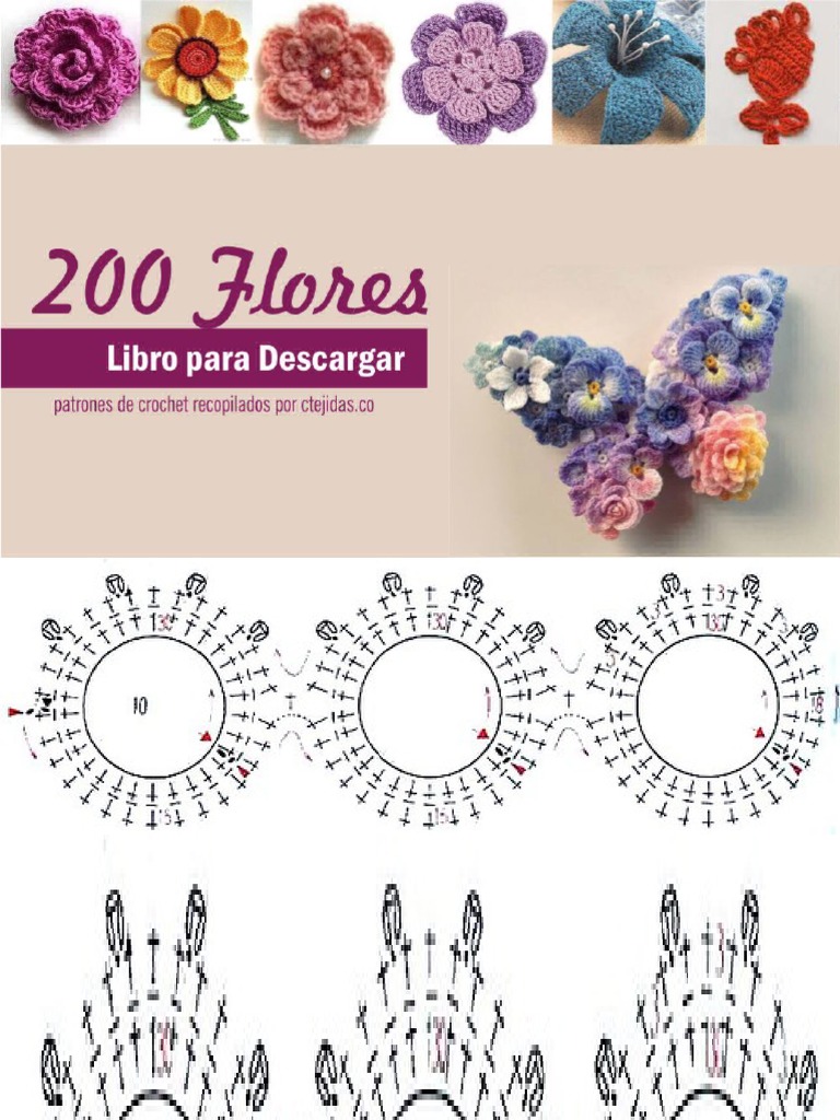 200 Flores Crochet | PDF