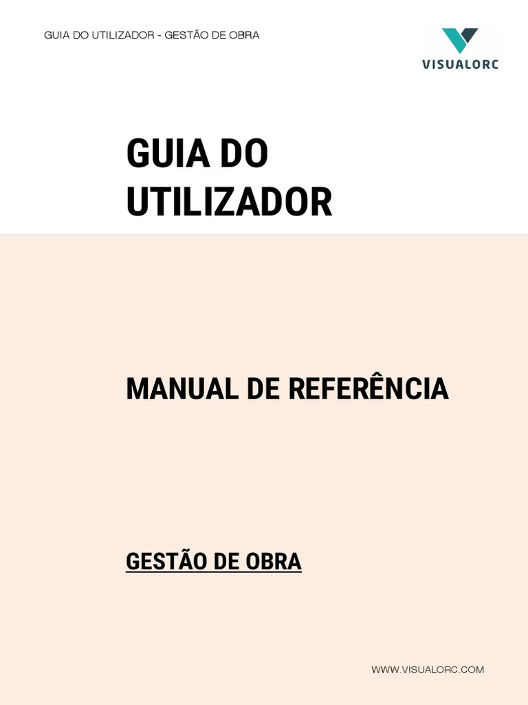 Guia Do Utilizador - Gestão de Obra | PDF | Janela (informática) | Microsoft Windows