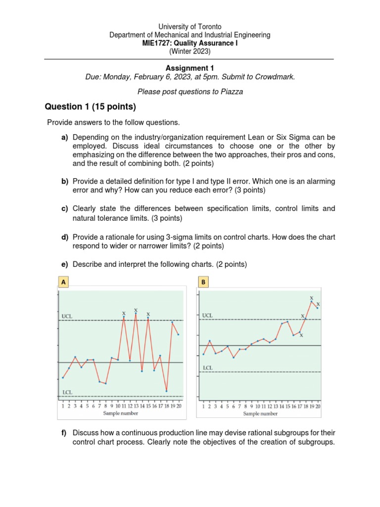 Quality Assurance I Assignment Overview | PDF