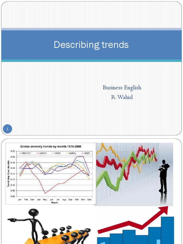 2describing Trends | PDF | Adjective | Adverb