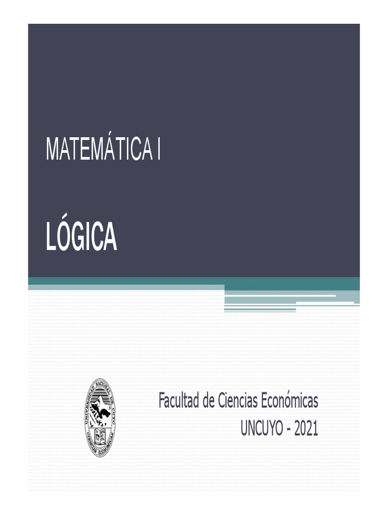 Presentacion Logica Power Point | PDF | Proposición | Si y solo si