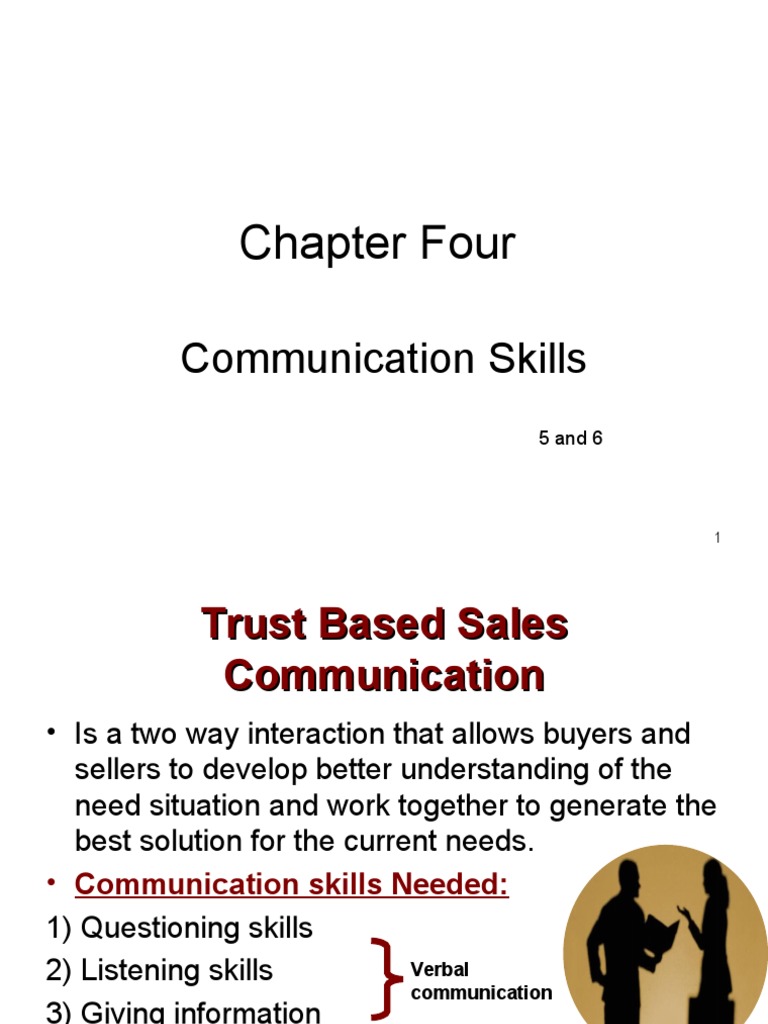 Chapter 4 Communication Skills | PDF | Nonverbal Communication ...