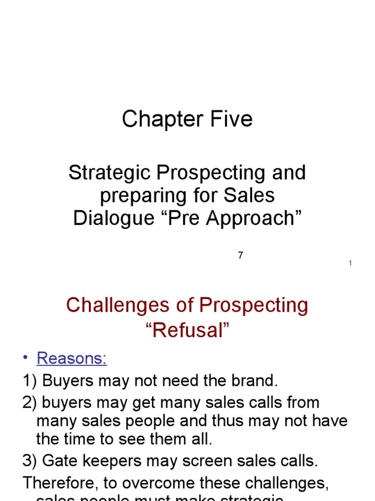 Strategic Prospecting Process Overview | PDF | Sales | Communication