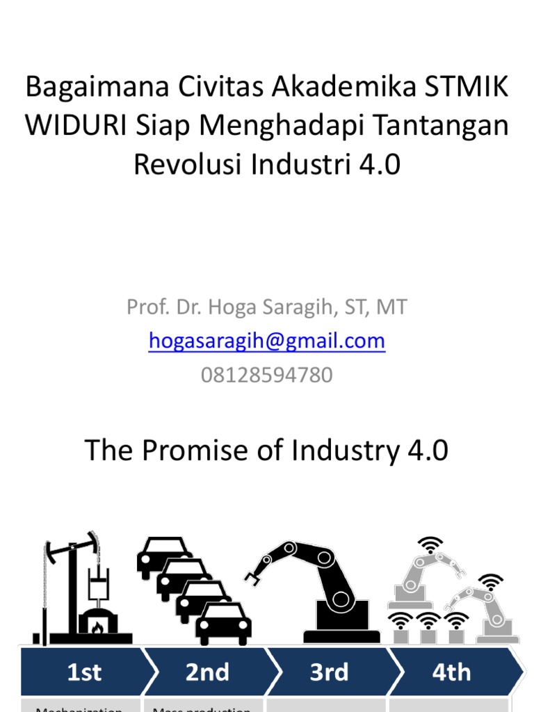 Revolusi Industri 4.0 Hoga Saragih Untuk Widuri | PDF | Komputer