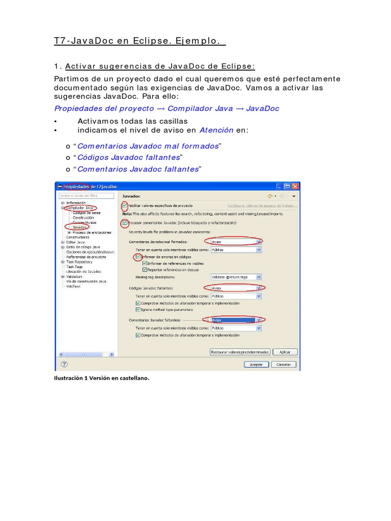 T7Optimizacion y Documentacion - 2 | PDF | Java (lenguaje de programación) | Eclipse (software)