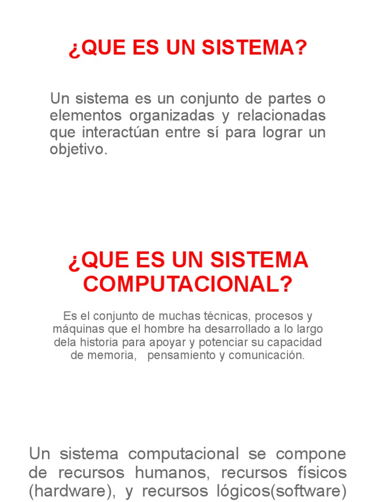 Que Es Un Sistema | PDF