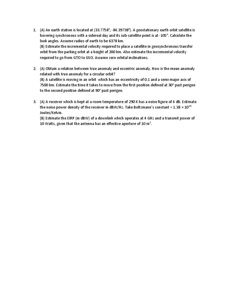 Mid Sem Questions | PDF