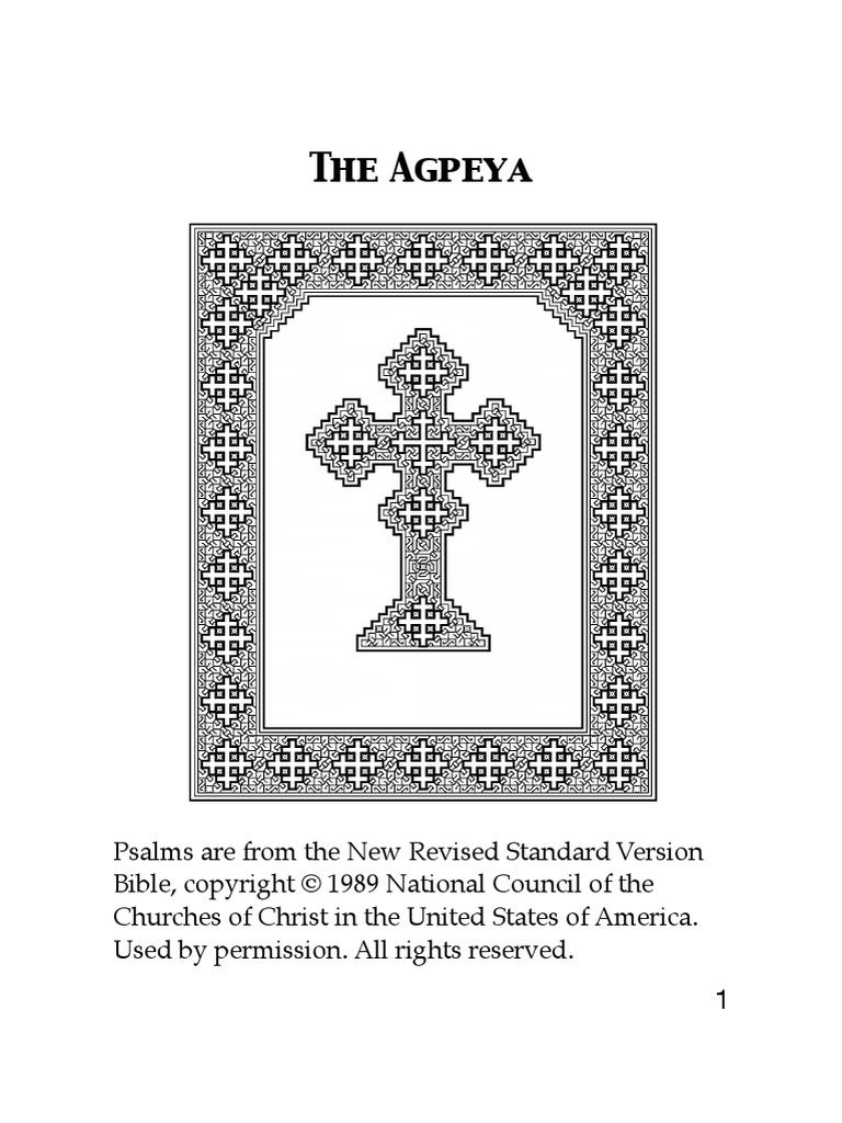 Agpeya | PDF | God The Father | Mary, Mother Of Jesus