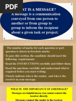 Message Writing G5 | PDF