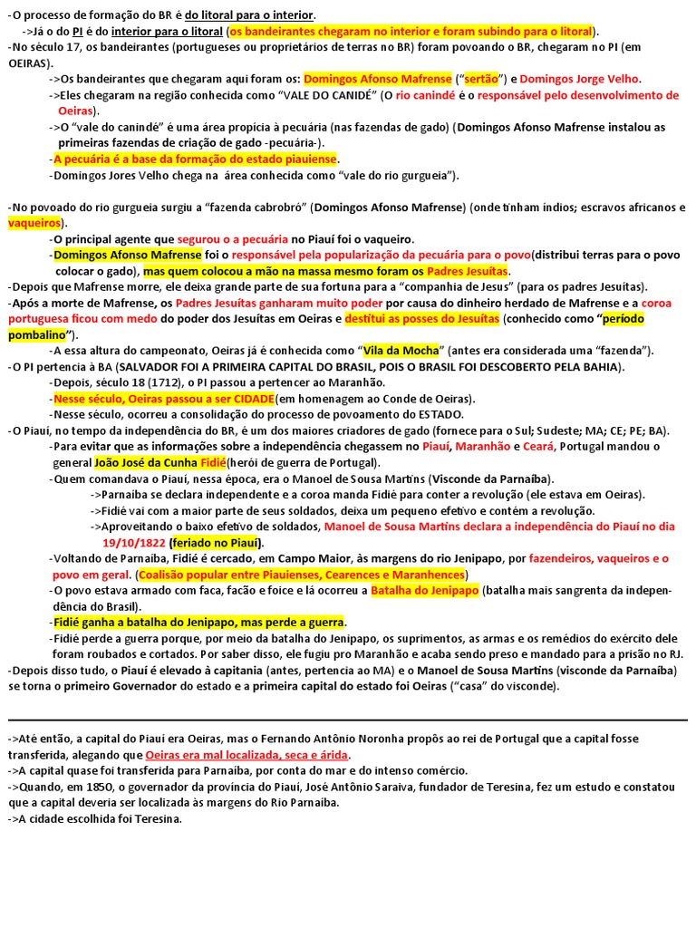 Aula 1 e 2 | PDF | Brasil