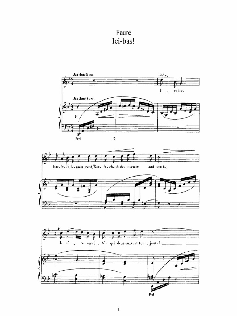 Ici Bas Faure | PDF