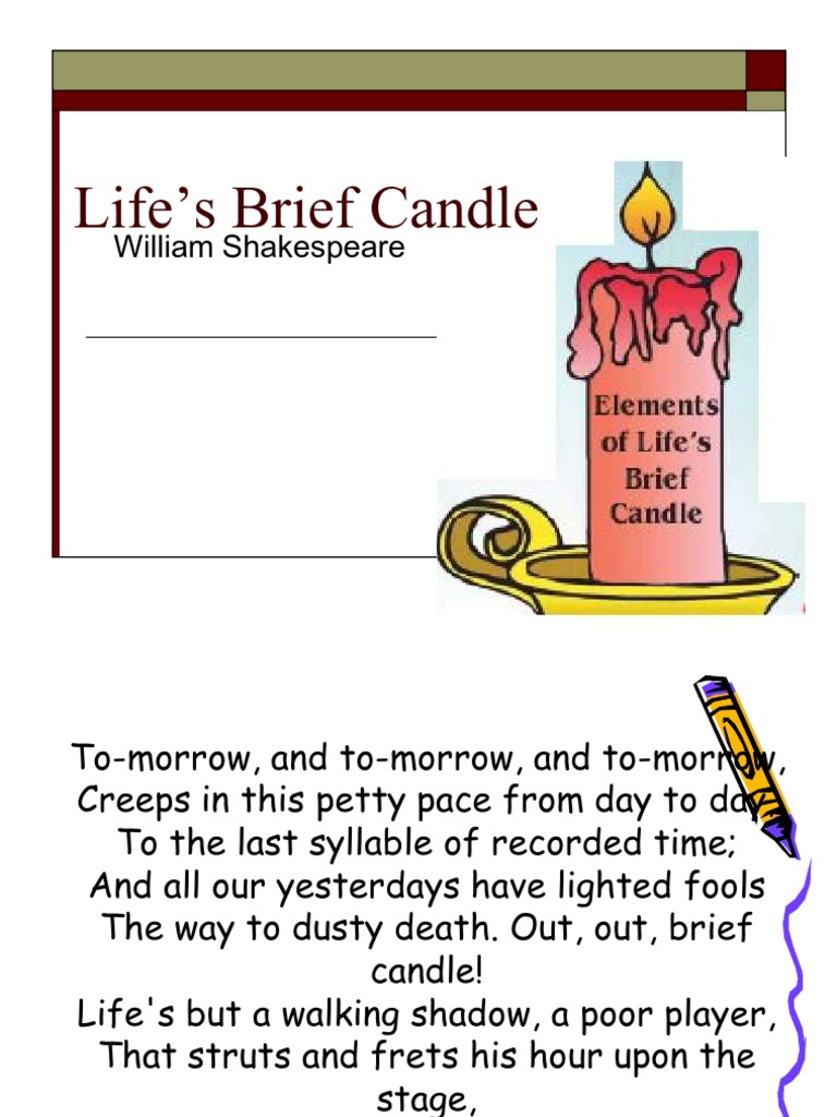 A - Life's Brief Candle | PDF