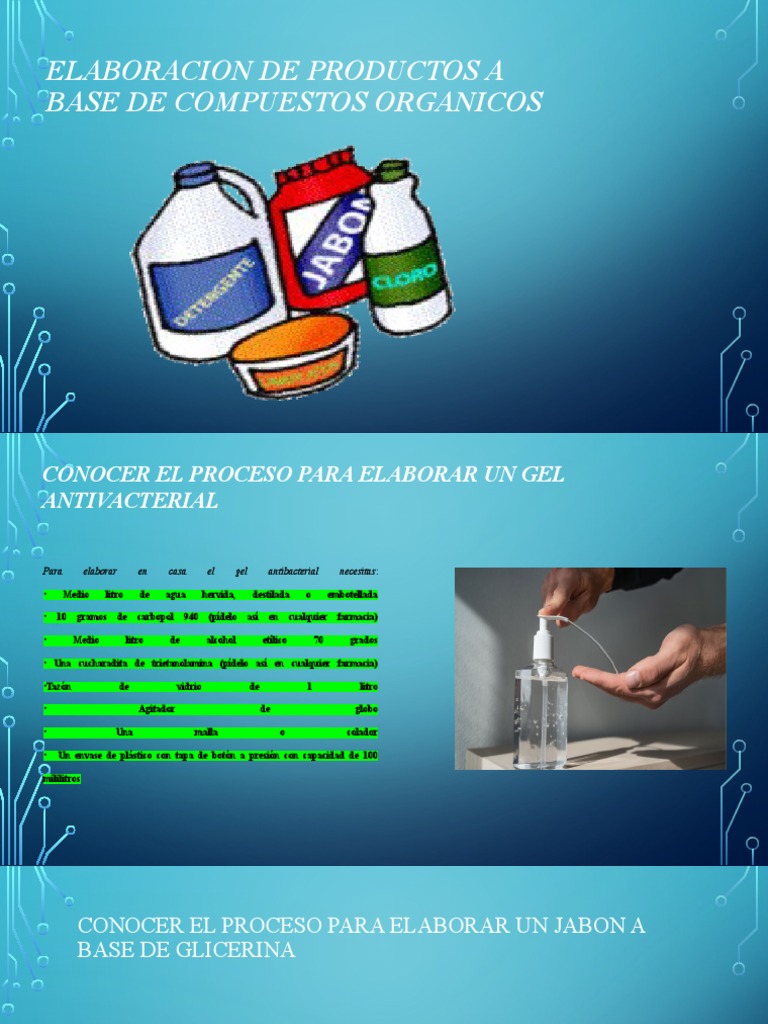 Elaboracion de Productos A Base de Compuestos Organicos | PDF