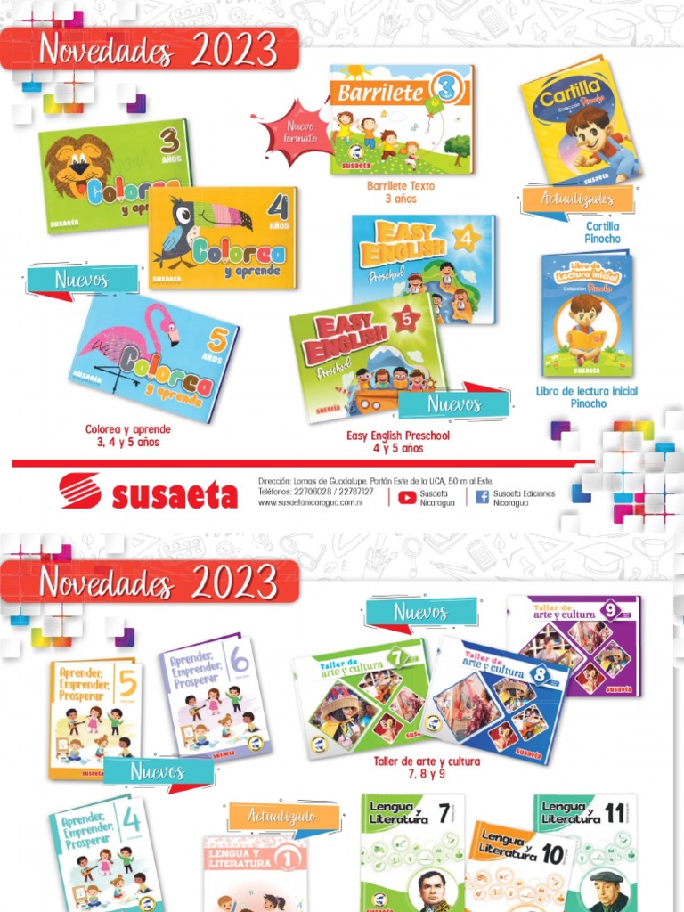 Catalogo Susaeta Nicaragua 2023 | PDF