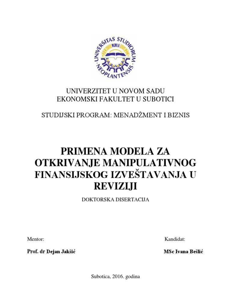 Disertacija | PDF