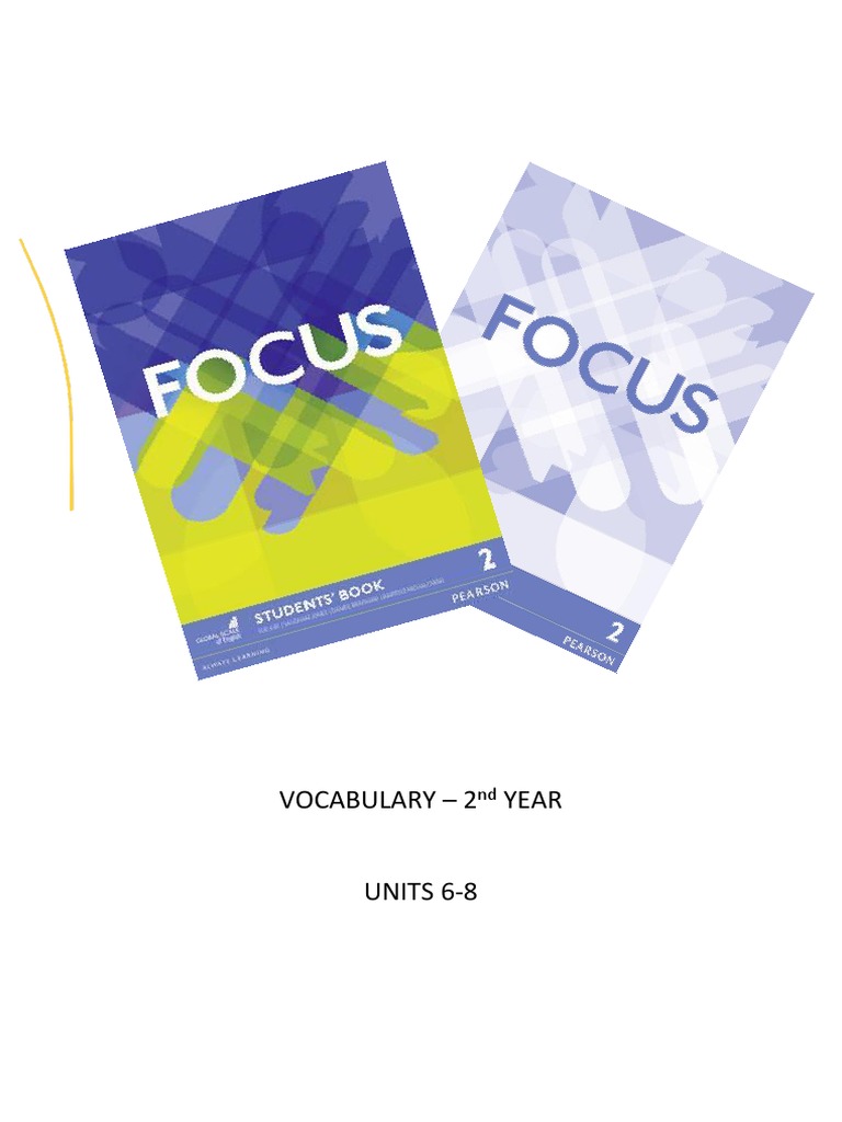 Focus 2 and 3 Vocabulary | PDF
