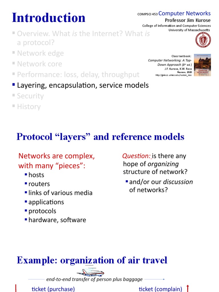 1.5 - Protocol Layers | PDF | Computer Network | Internet Protocols